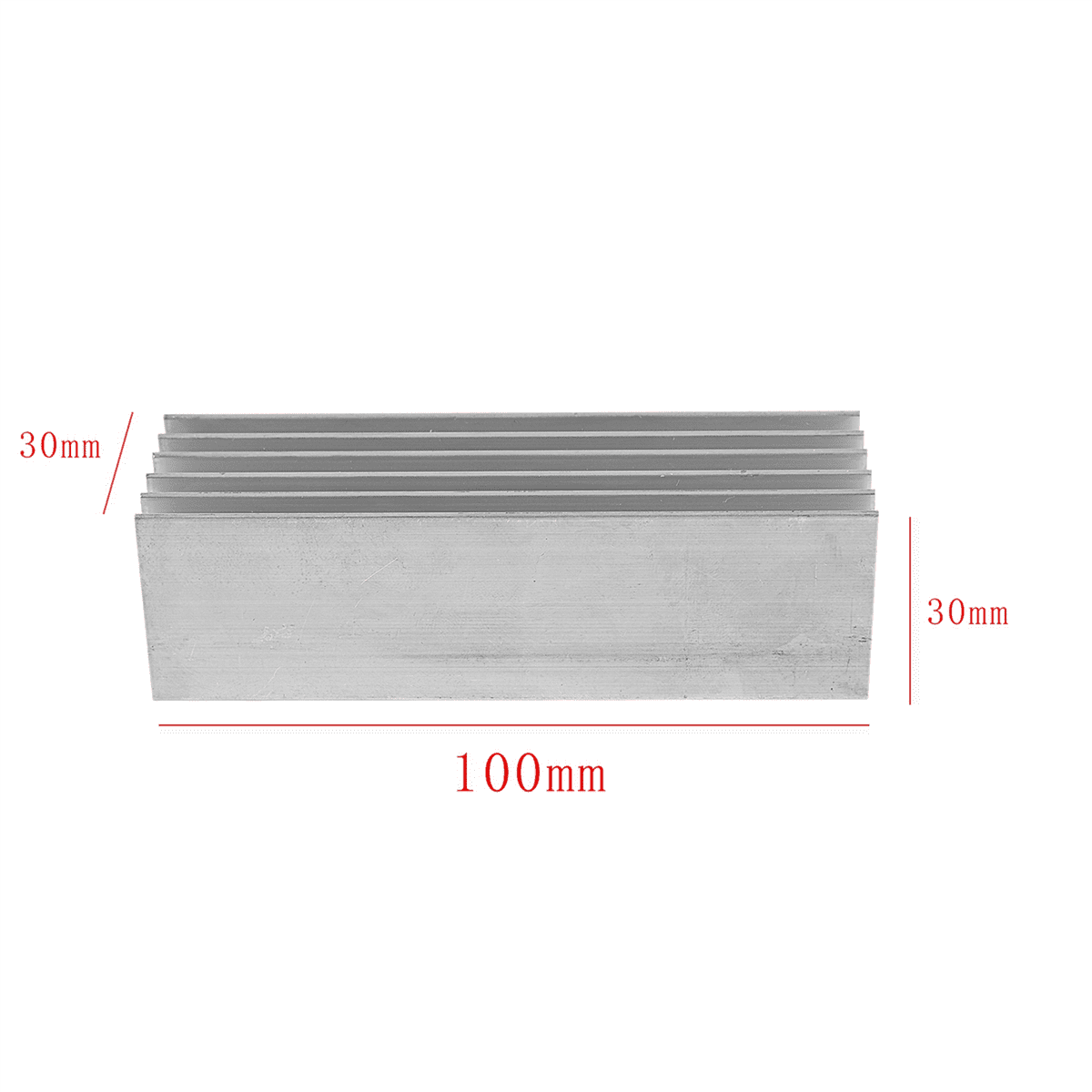 2X Heatsink 100X30X30MM Power Amplifier Aluminum Heat Sink Radiator ...