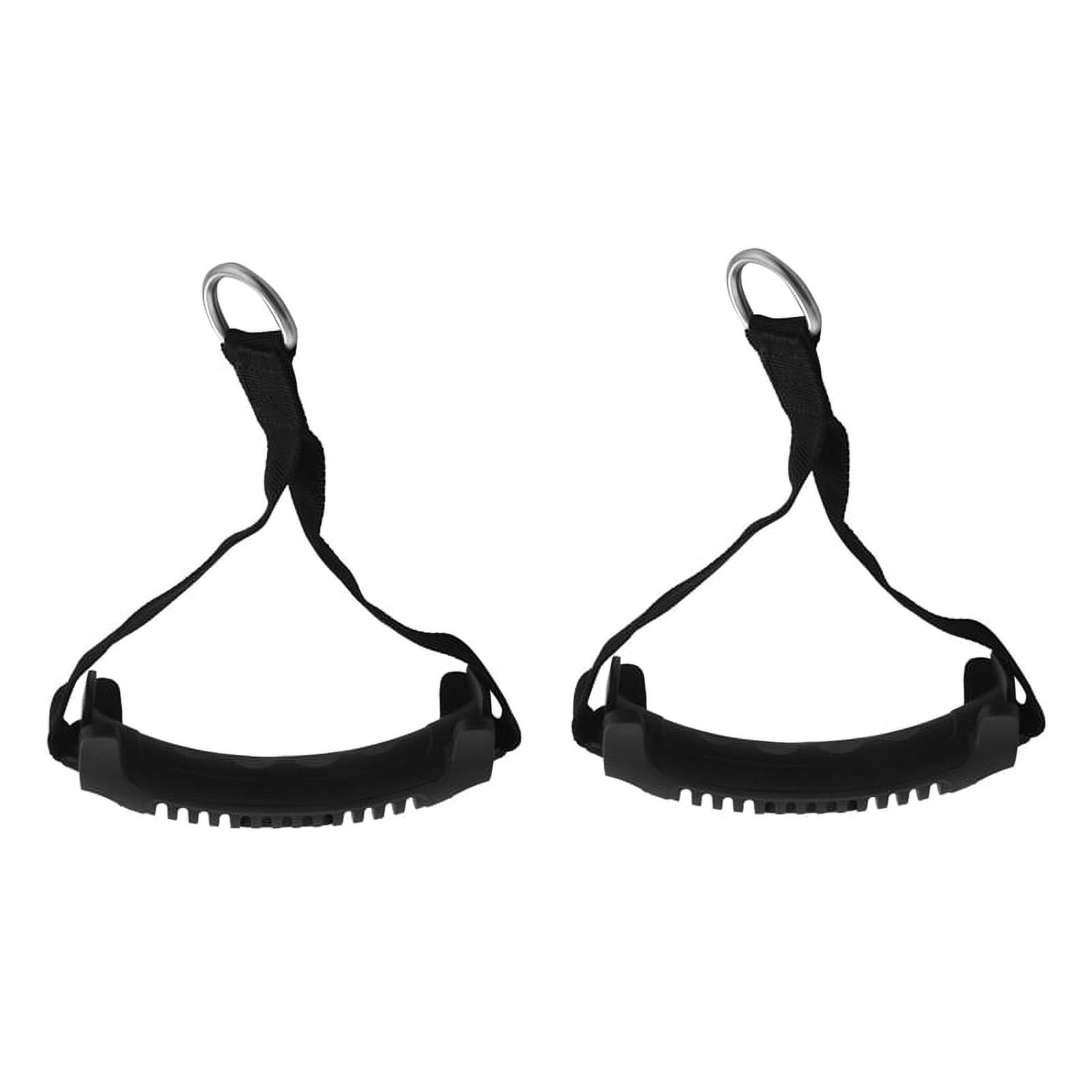 2X Heavy Duty Exercise Handles Resistance Bands Handles Grips Pull Rope ...