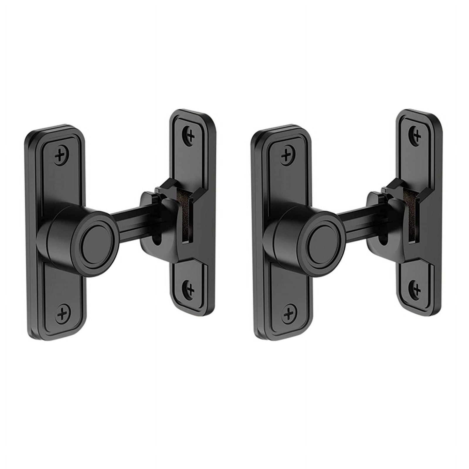 2X Heavy Duty Gate Latches 90 Degree Right Angle Barn Door Lock Anti ...