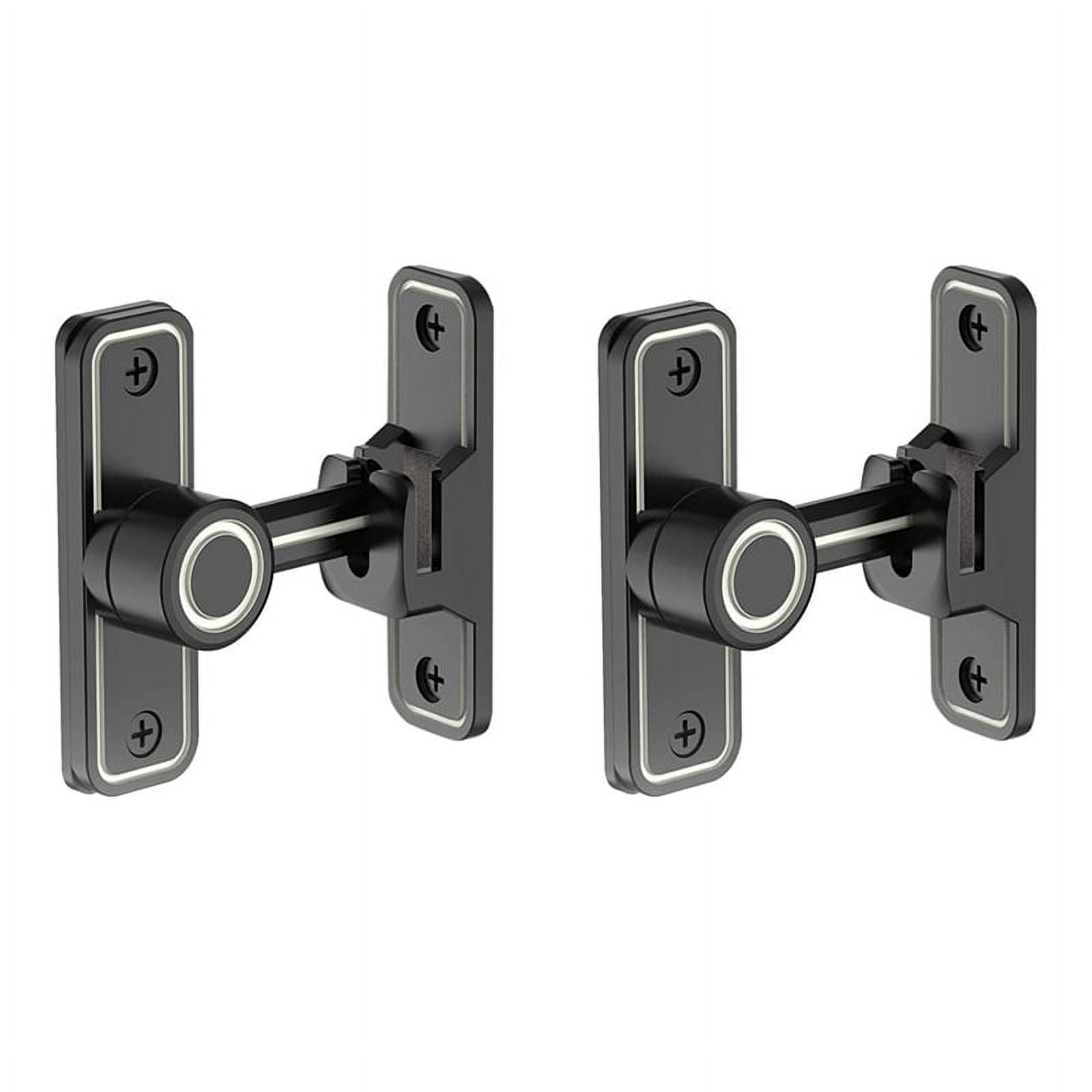 2X Heavy Duty Gate Latches 90 Degree Right Angle Barn Door Lock ...