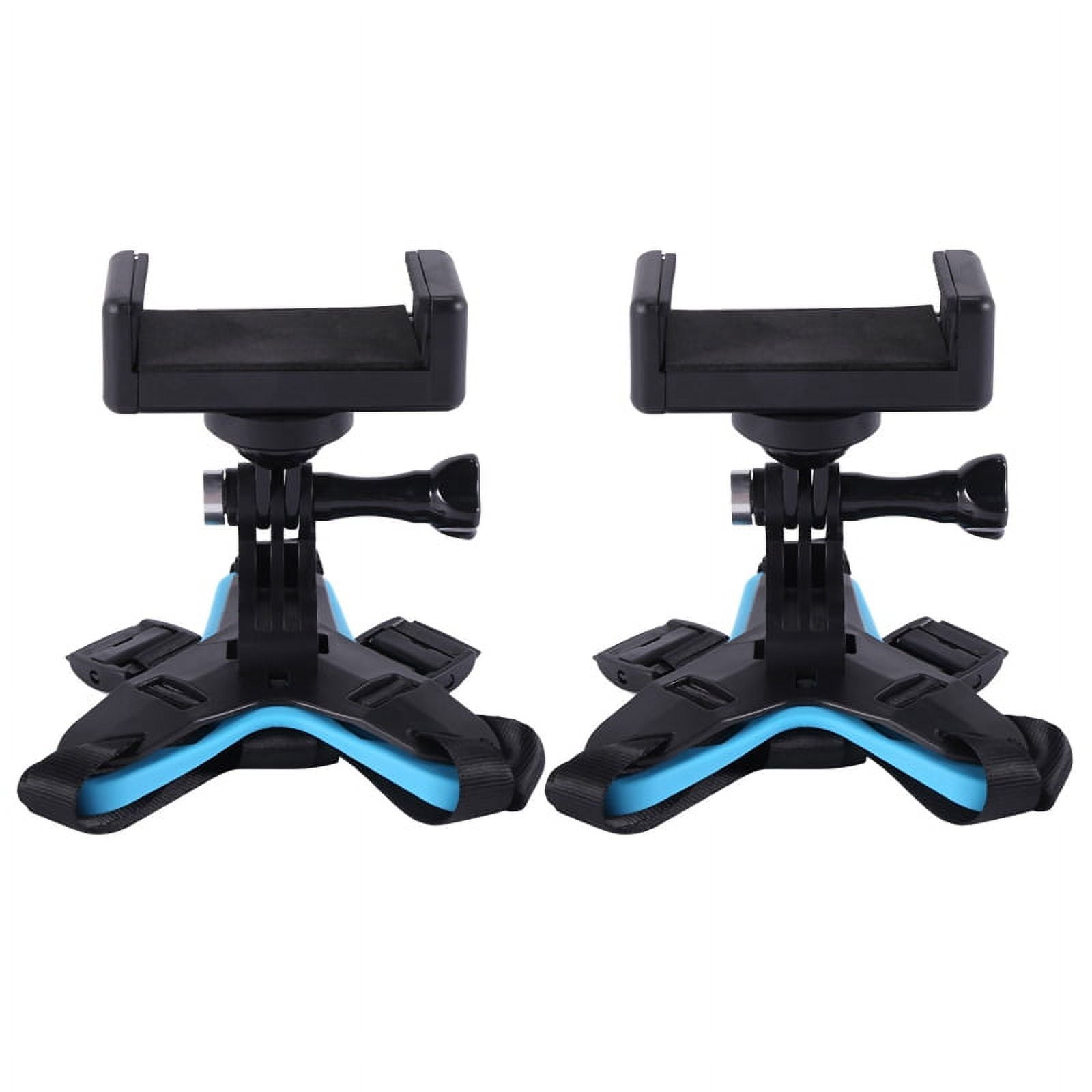 2X Helmet Chin Mount Holder with Phone Stand and Remote Ski ...
