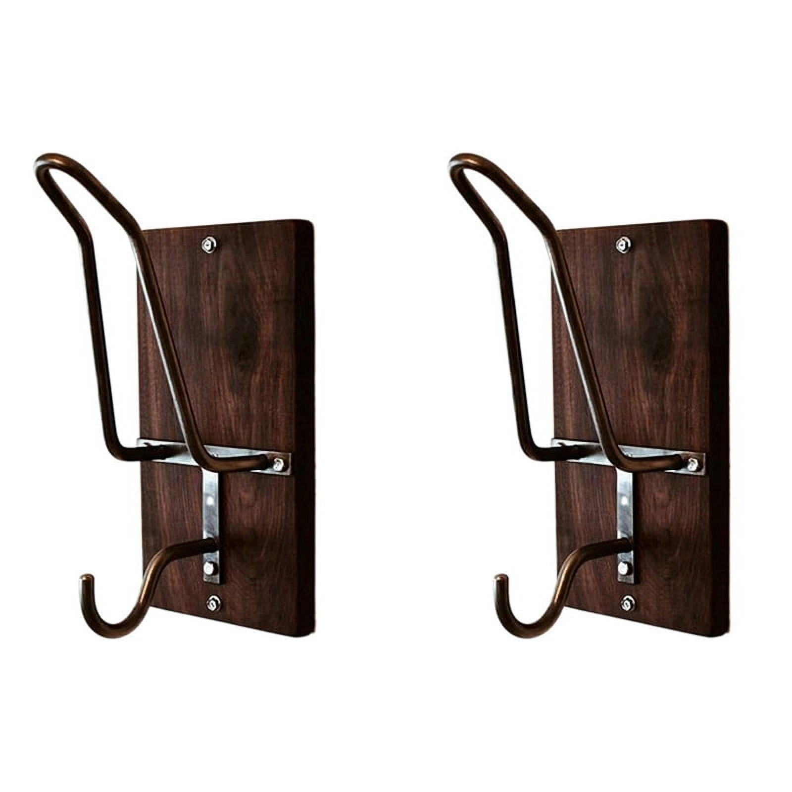 2X Helmet Rack Holder, Wall Mount Helmet Holder, Football Bicycle ...