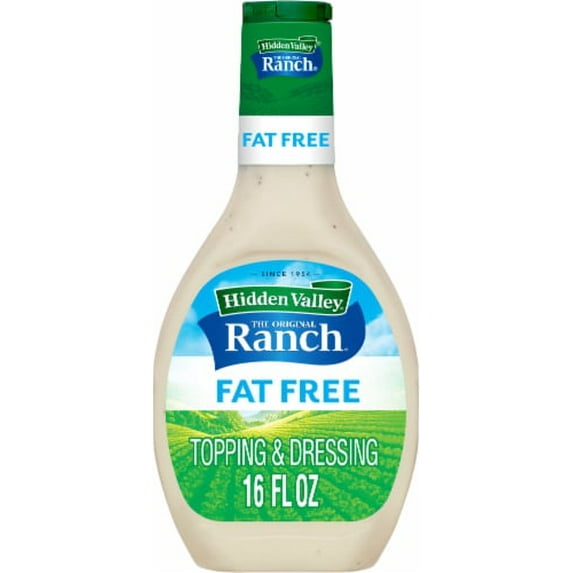 2X-Hidden Valley Original Ranch Fat Free Salad Dressing & Topping - 16 ...