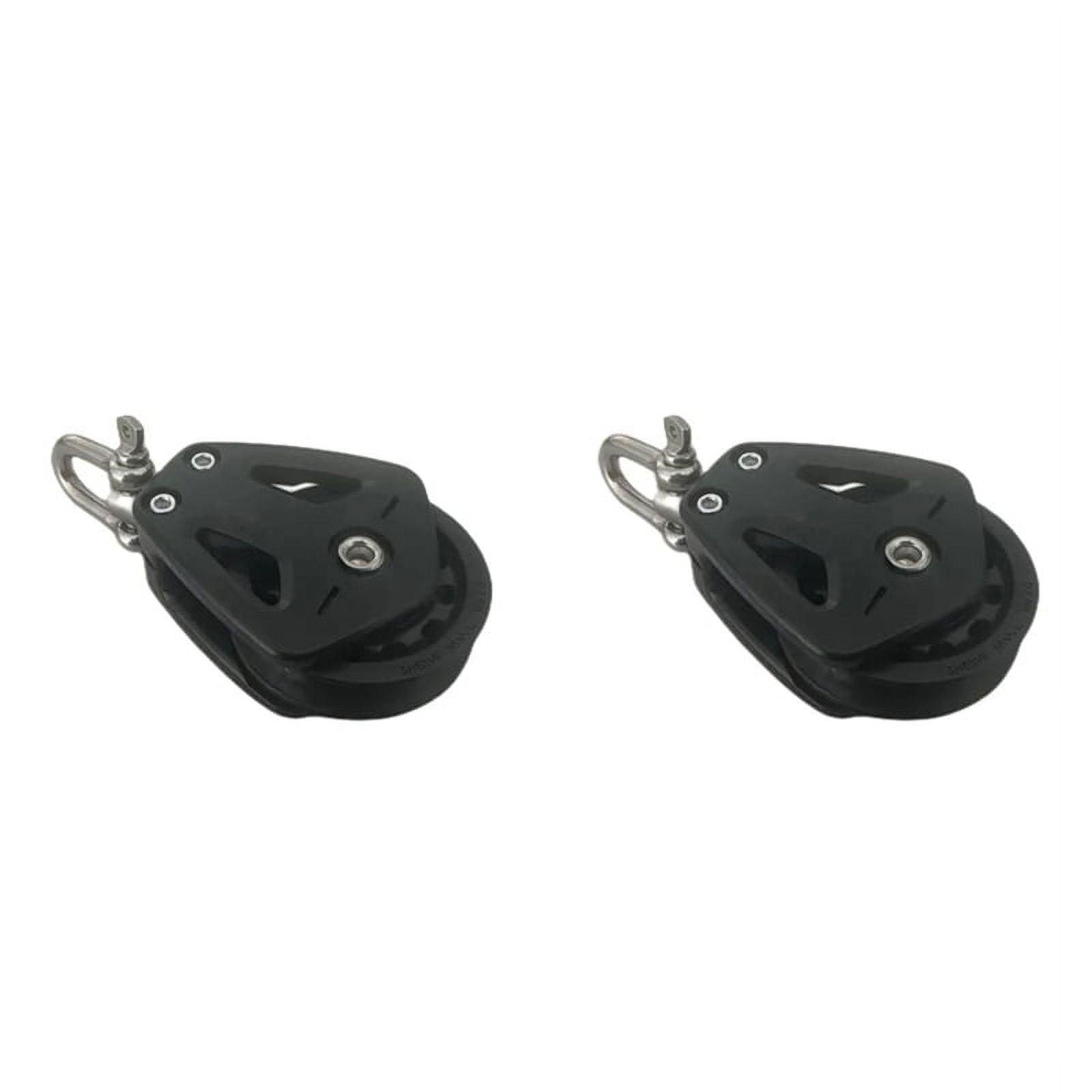 2X High Load Sheave Block Universal- Single Pulley Swivel Shackle ...