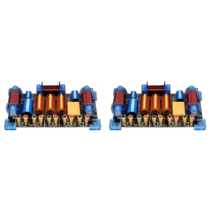 2X High Power Frequency Divider 1 High 1 Mid 2 3 Way Speaker Crossover ...