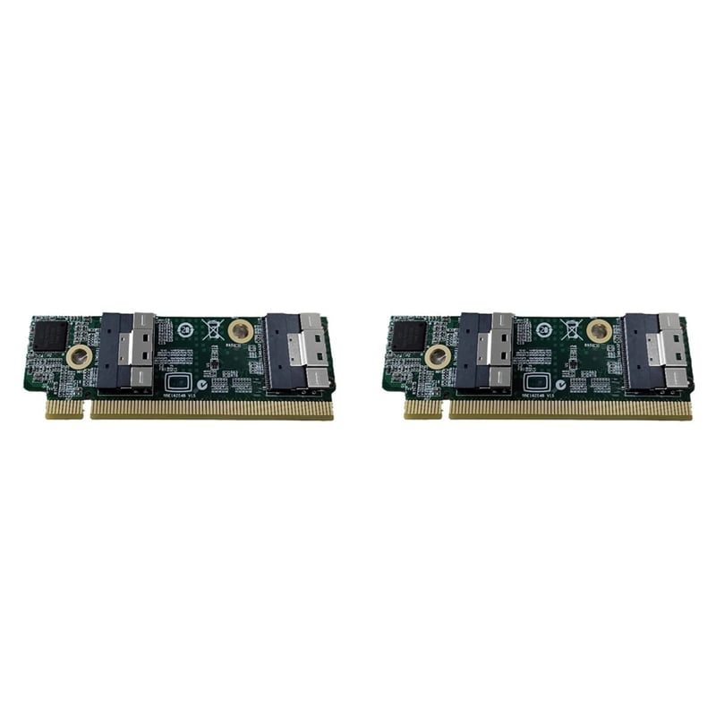 2X High Speed SFF-8654 to PCIe X16 External Extension Card Adapters SFF ...