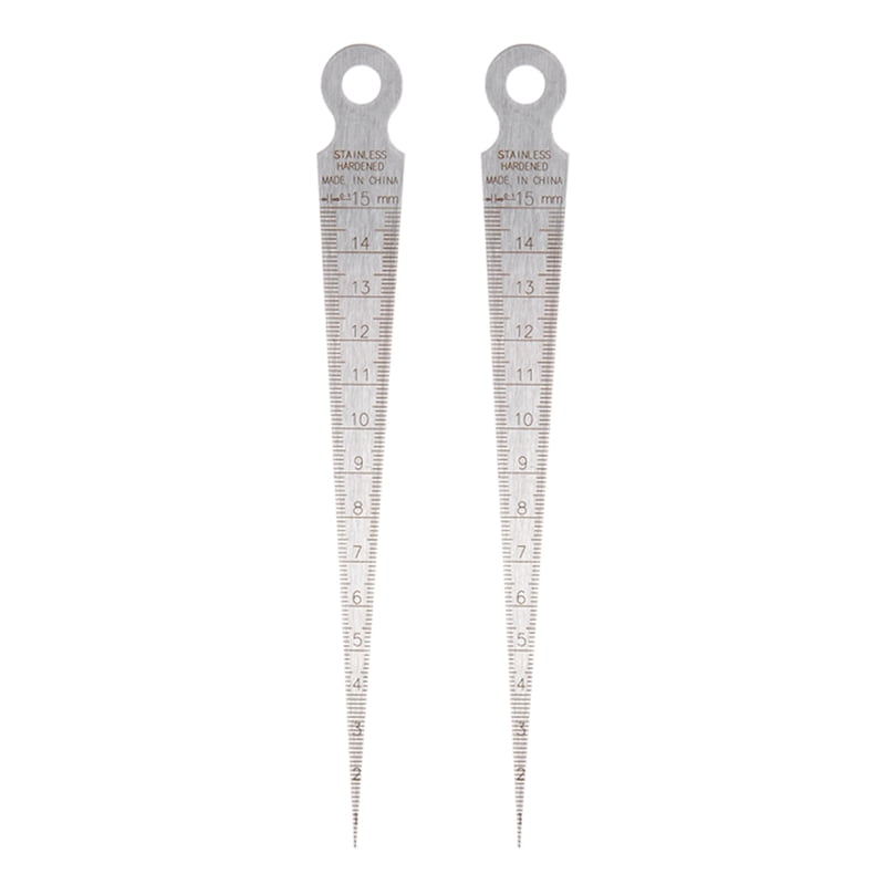 2X Hole Taper Gauge Metric Stainless Hardened Measure Tool - Walmart.com