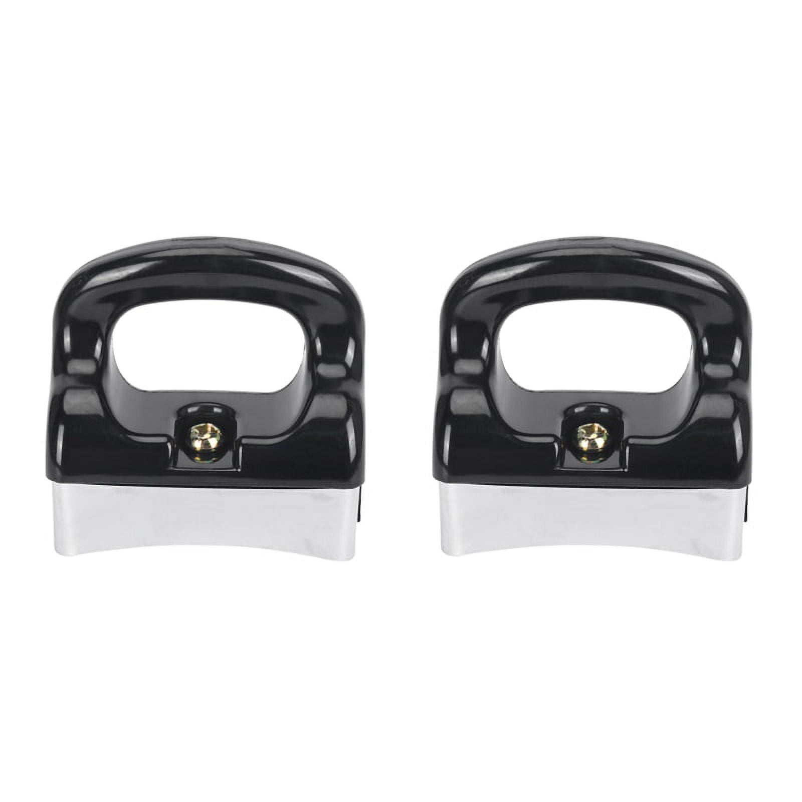 2X Home Black Silver Bakelite Handle for Fry Pan Saucepan Cookware ...