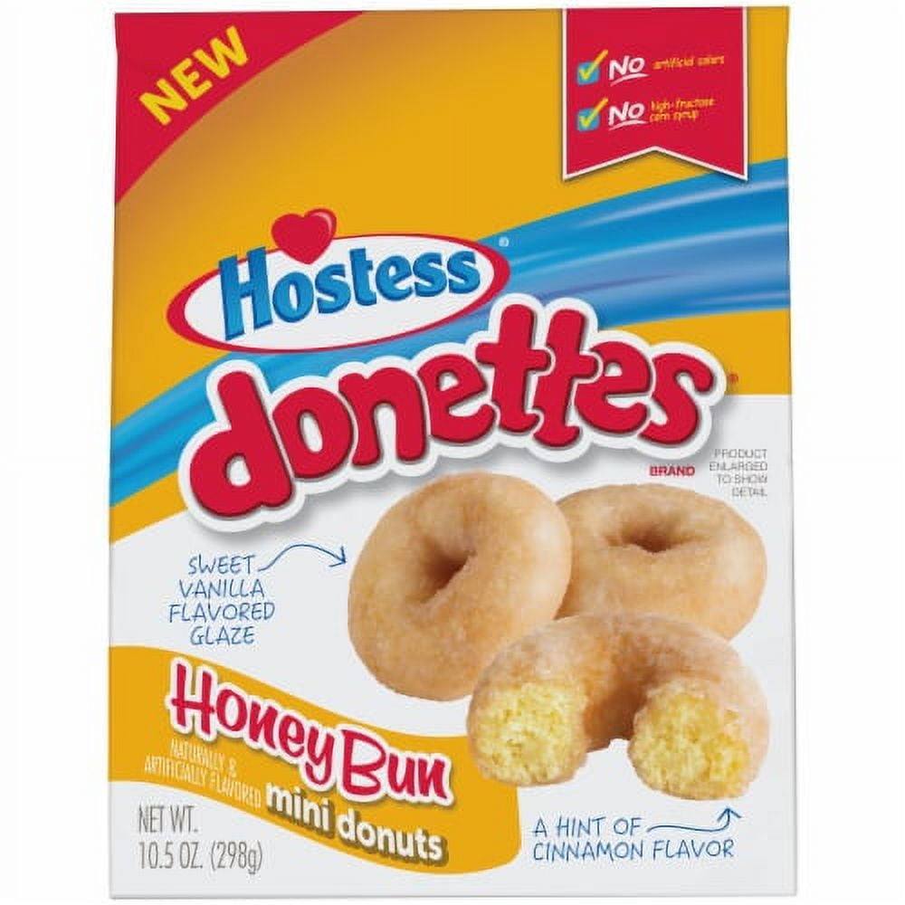 2X - Hostess Donettes Honey Bun Mini Donuts - Walmart.com