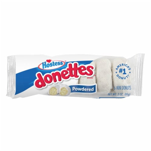 2X-Hostess Single-Serve Powdered Sugar Mini Donettes - 3 oz - Walmart.com