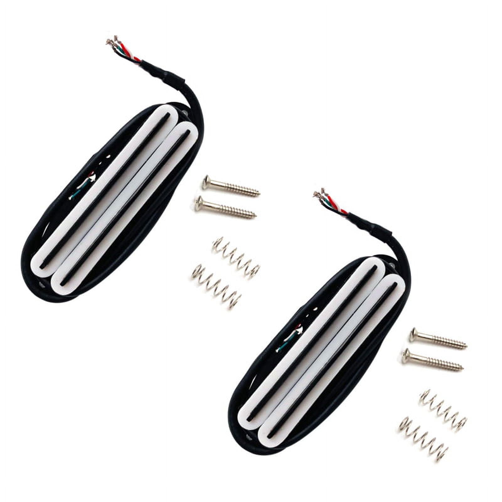2X Hot Rail Pickups Double Track 11K Alnico5 Guitar Pickup Fit Strat ...