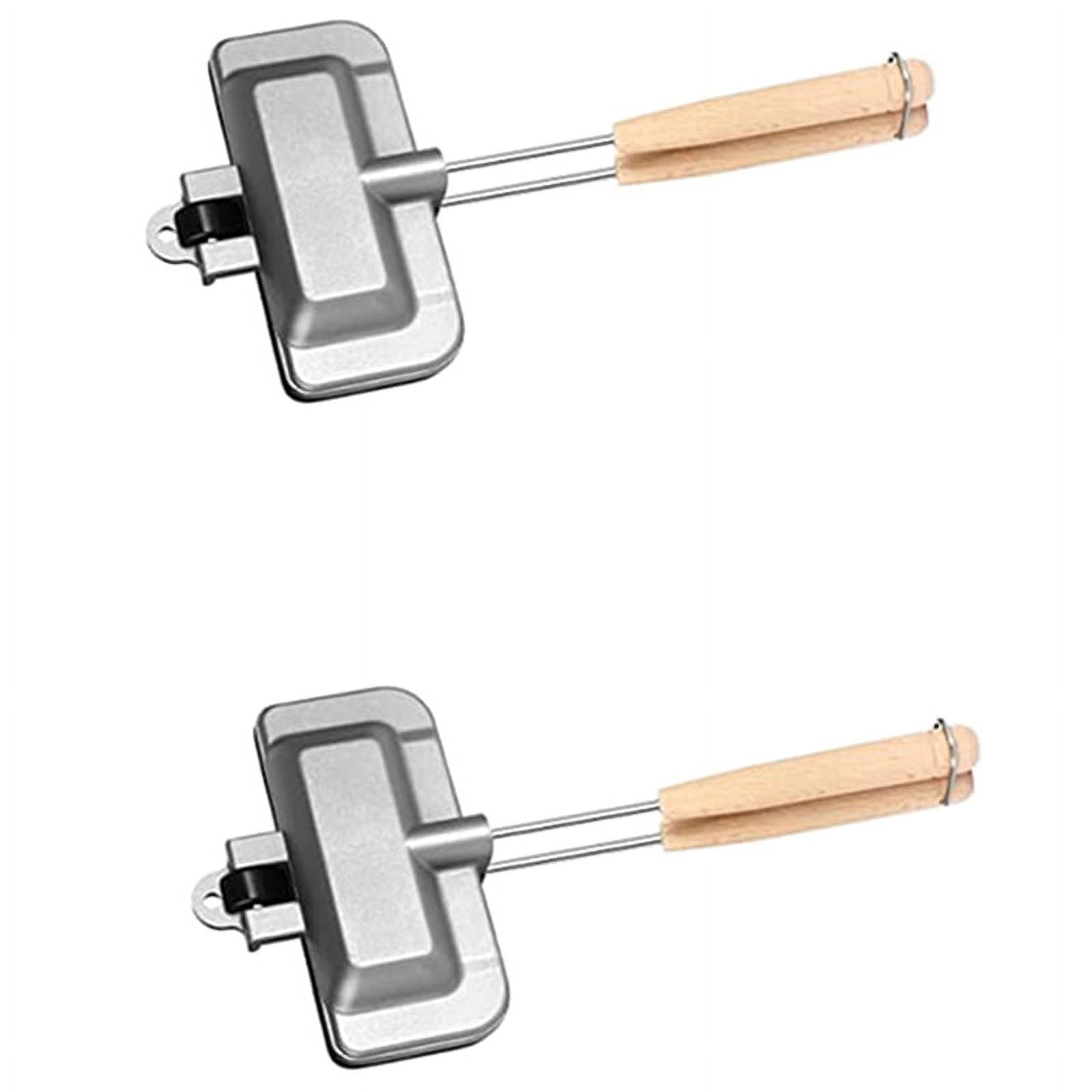 2X Hot Sandwich Maker, Hot Dog Toaster, Double-Sided Sandwich Baking ...