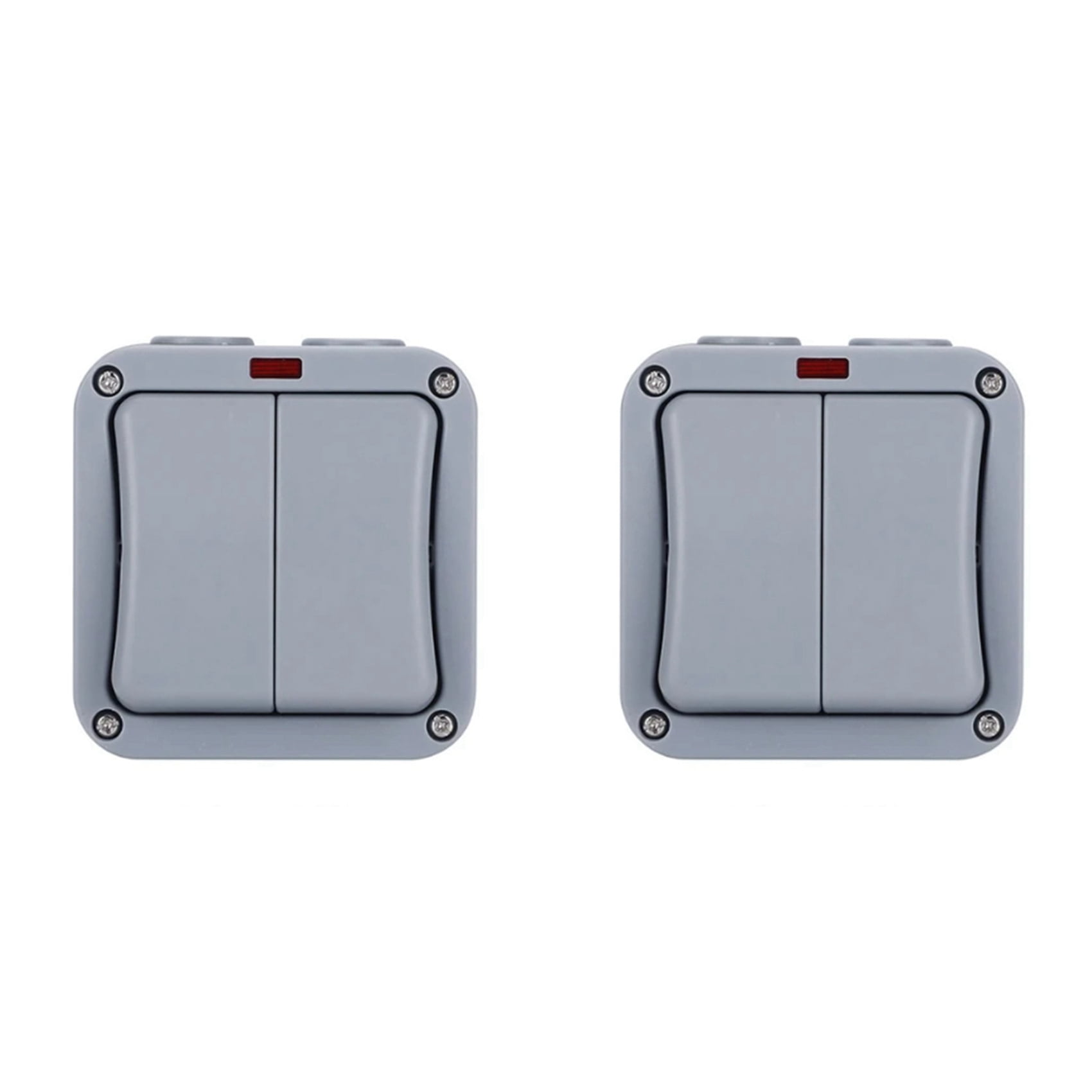 2X IP66 Wall Electrical Switch 220V Light Waterproof on Off Security ...