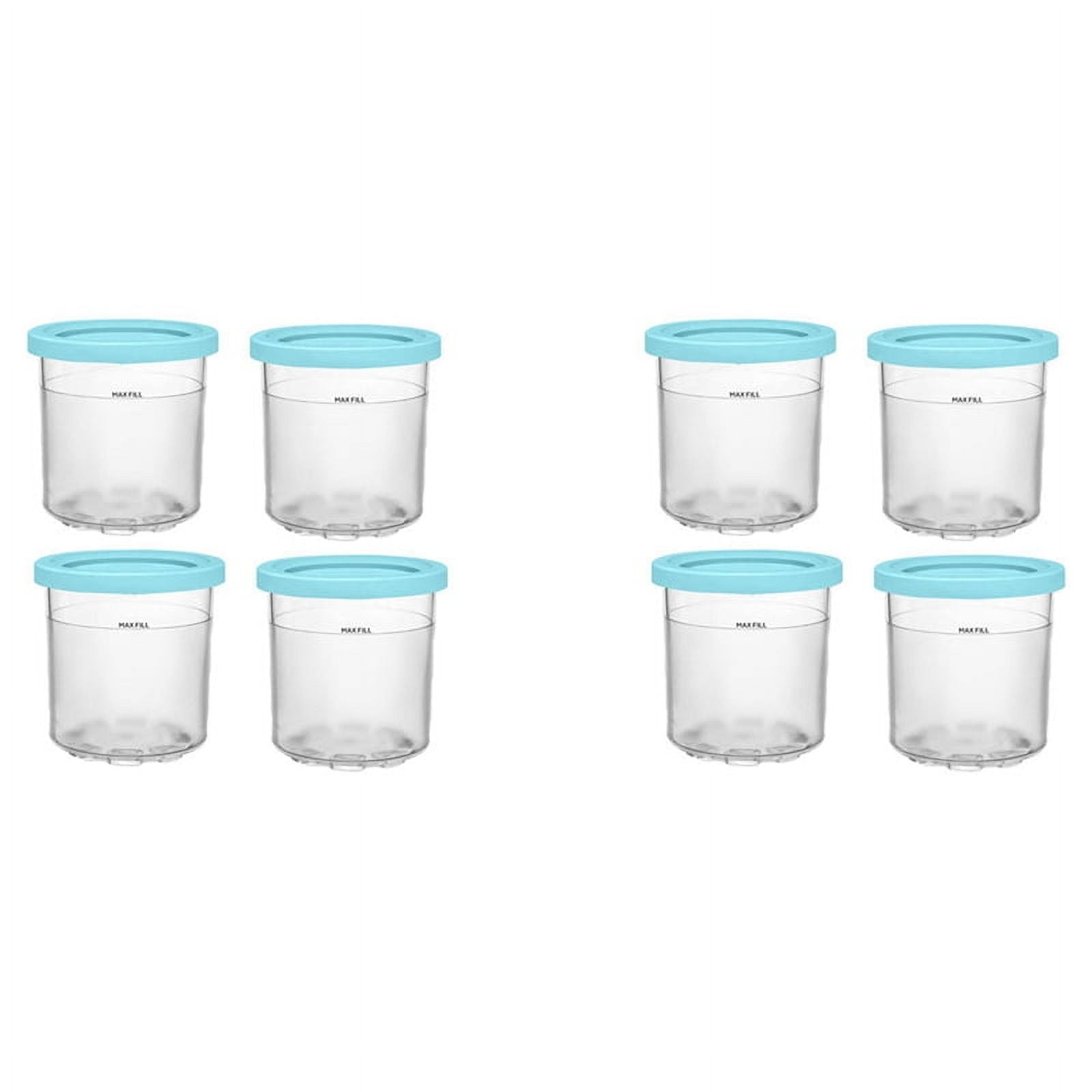 2X Ice Cream Cup, Ice Cream Containers with Lids for Creami Pints NC301 ...