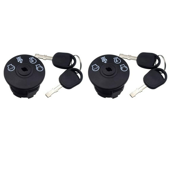 2X Ignition Switch 4 Position with Key for Riding Lawn Mower Tractor ...