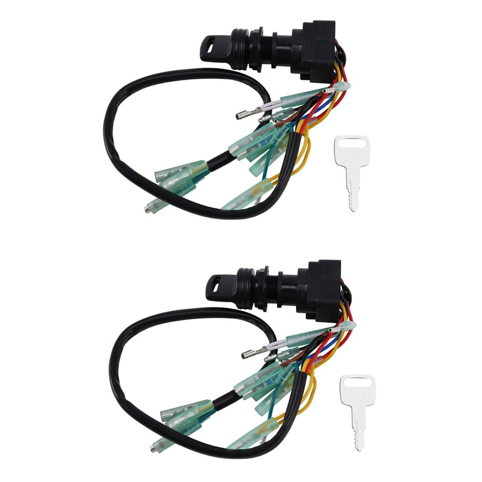 2X Ignition Switch Key Assy for Outboard Motor Control Box 703-82510-43 ...