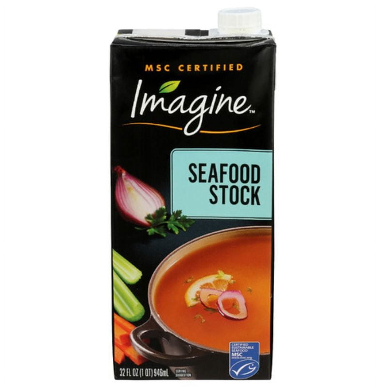 2X - Imagine Foods Seafood Stock 32 fl oz - Walmart.com