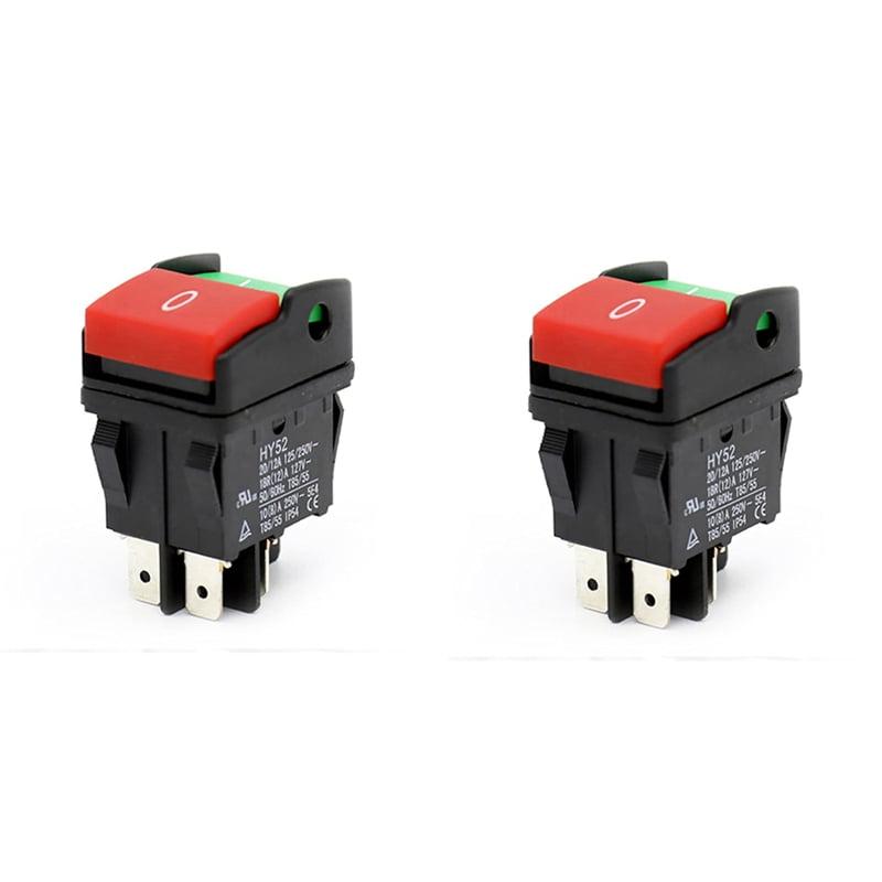 2X Industrial Electric Push Button Switches,HY52 Push Button for ...