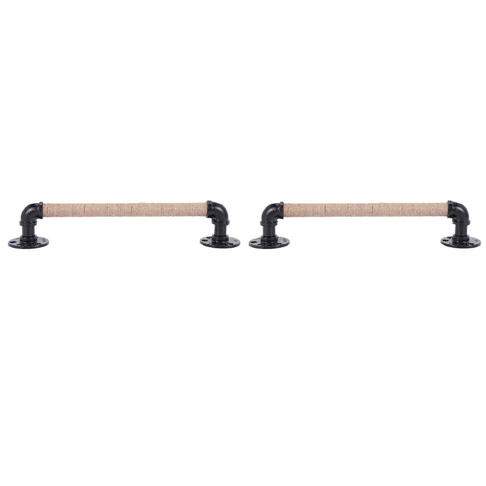 2X Industrial Style Pipe Furniture Handle Barn Sliding Wooden Door ...