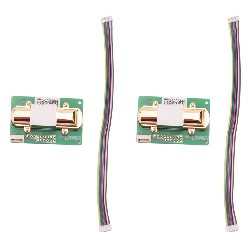 2X Infrared Carbon Dioxide Sensor Module CO2 -Z14A Serial Port PWM ...