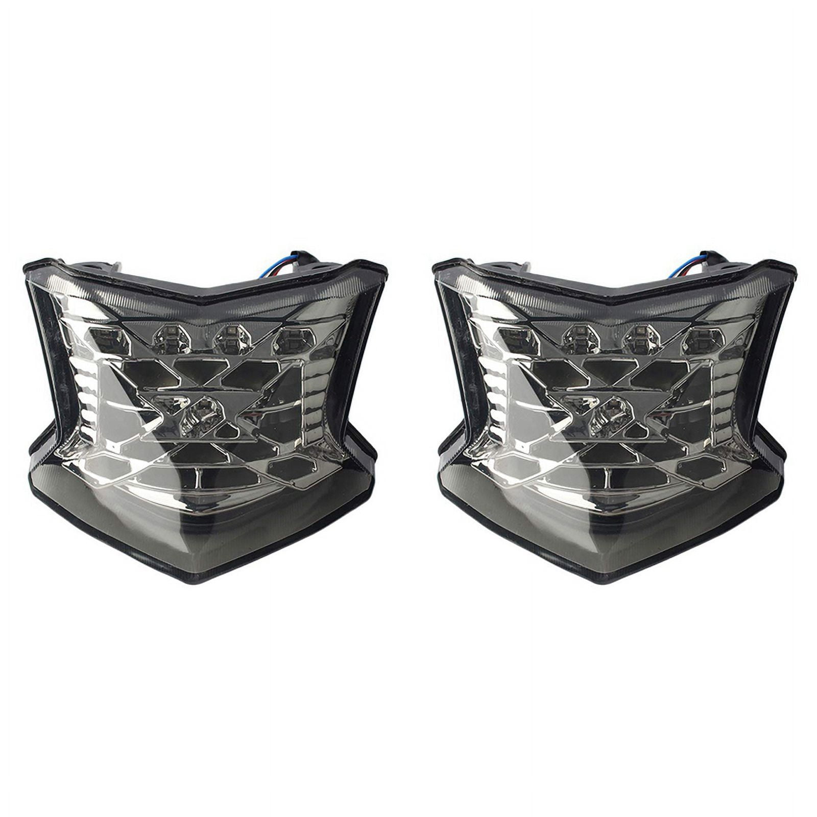 2X Integrated LED Tail Light Brake Stop Light Turn Signals for Z650 ...