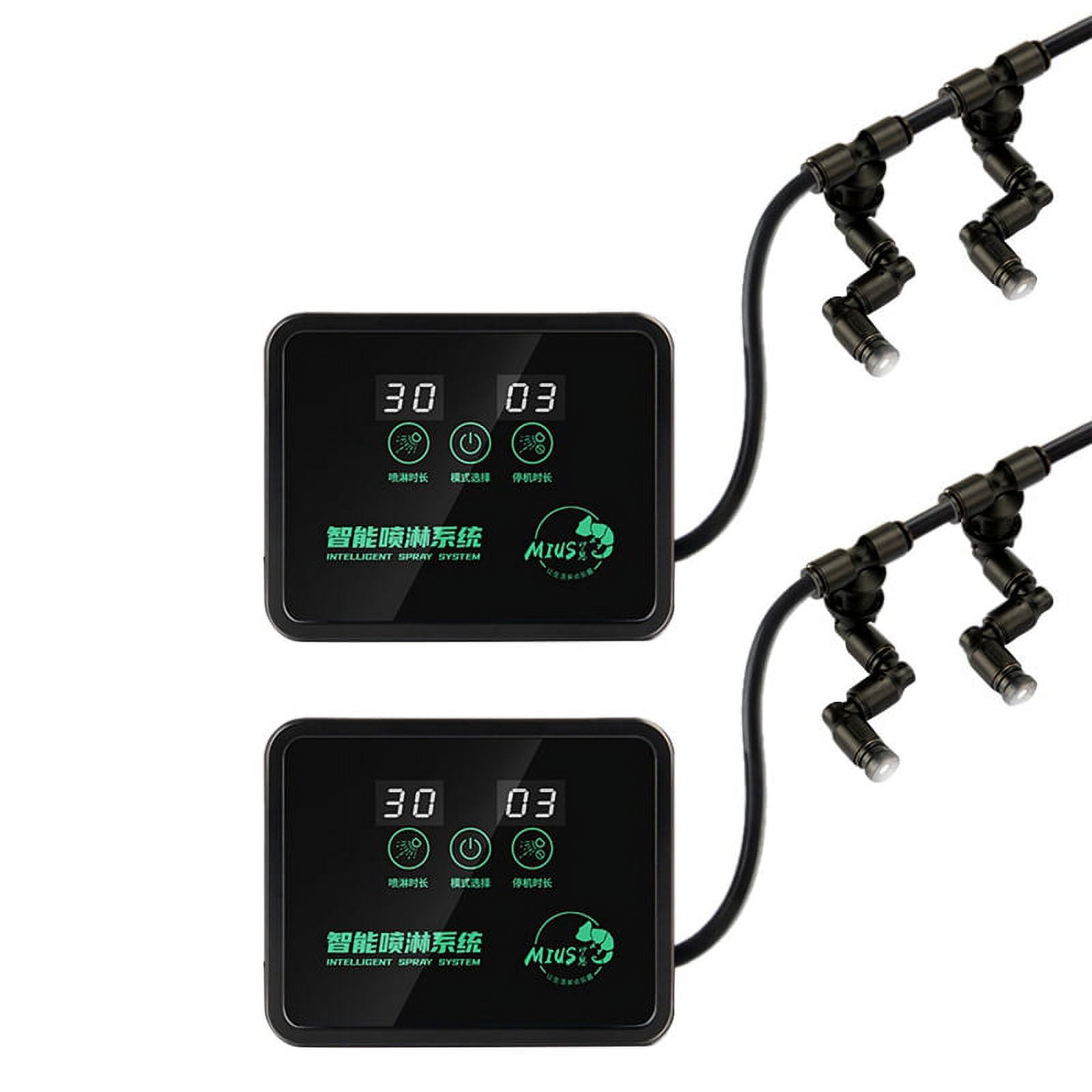 2X Intelligent Automatic Mist System Set Electronic LCD Screen ...
