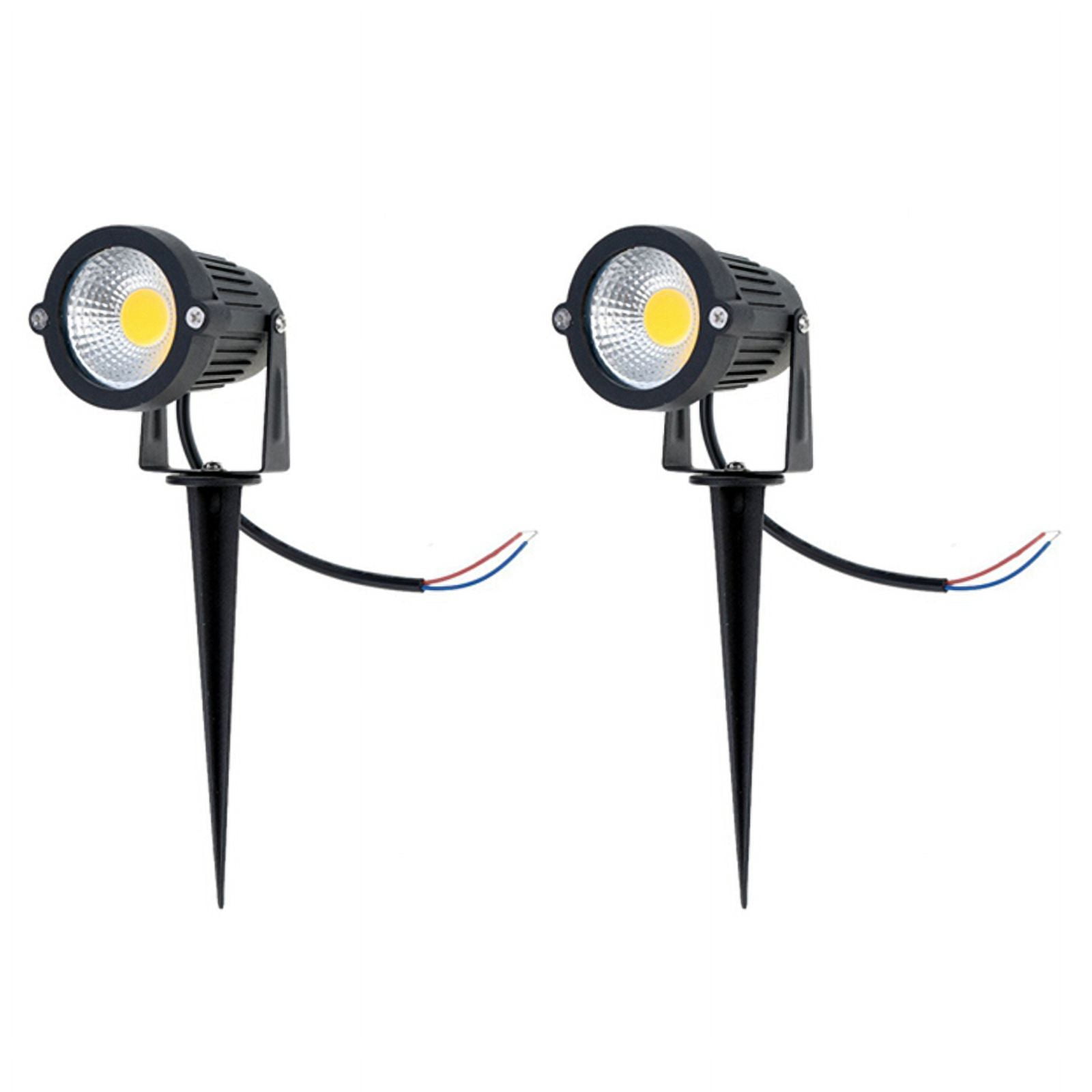 2X Ip65 Outdoor Landscape Led Lawn Light Garden Spotlight 5W 12V Ac Dc ...