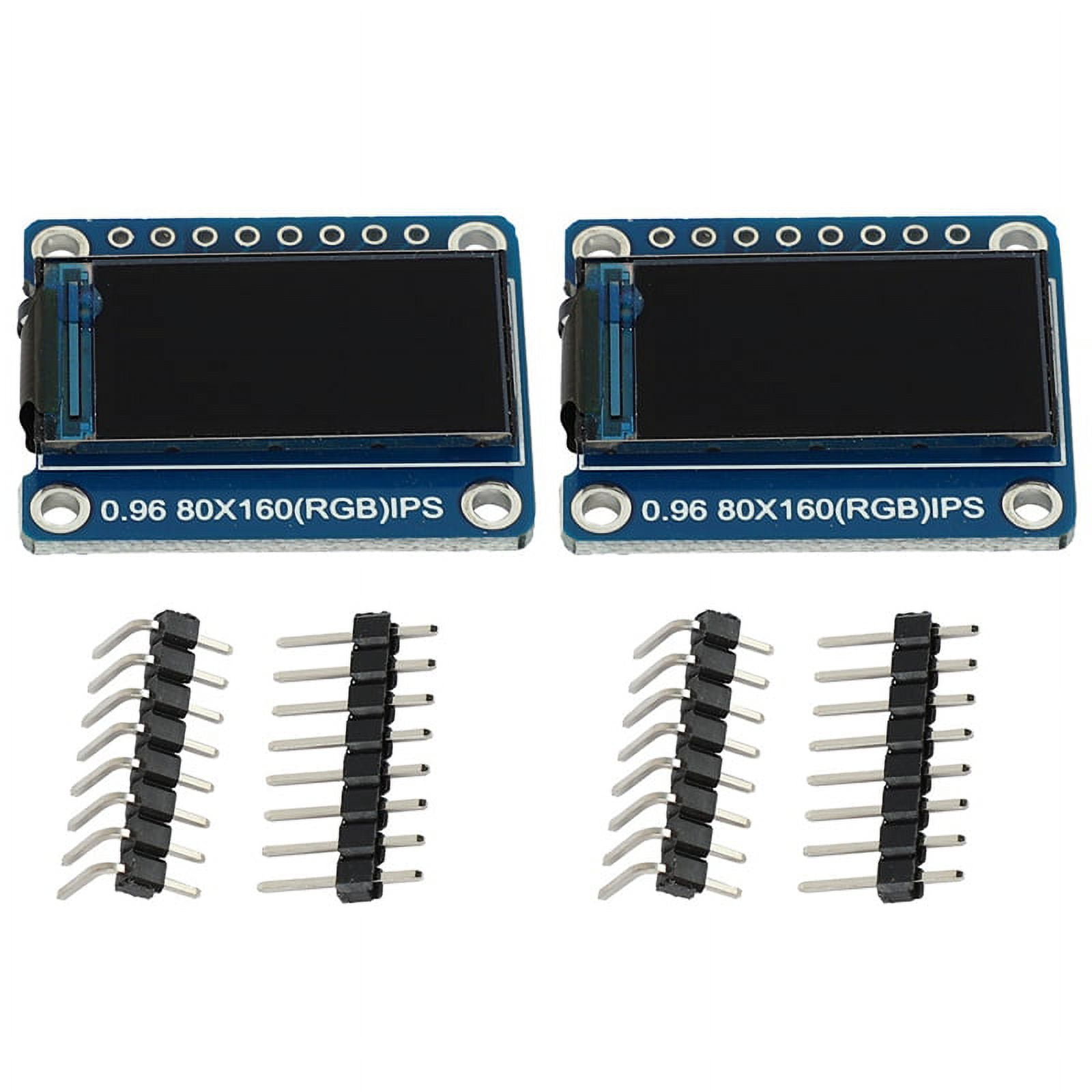 2X Ips 0.96 Inch 8 Pin Spi Hd 65K Full Color Tft Module St7735 Drive Ic 80 x 160 Lcd Display 3 ...
