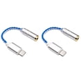 2X JM6 Pro Type-C to 3.5mm CX31993 Digital Audio Portable Hifi Mobile ...