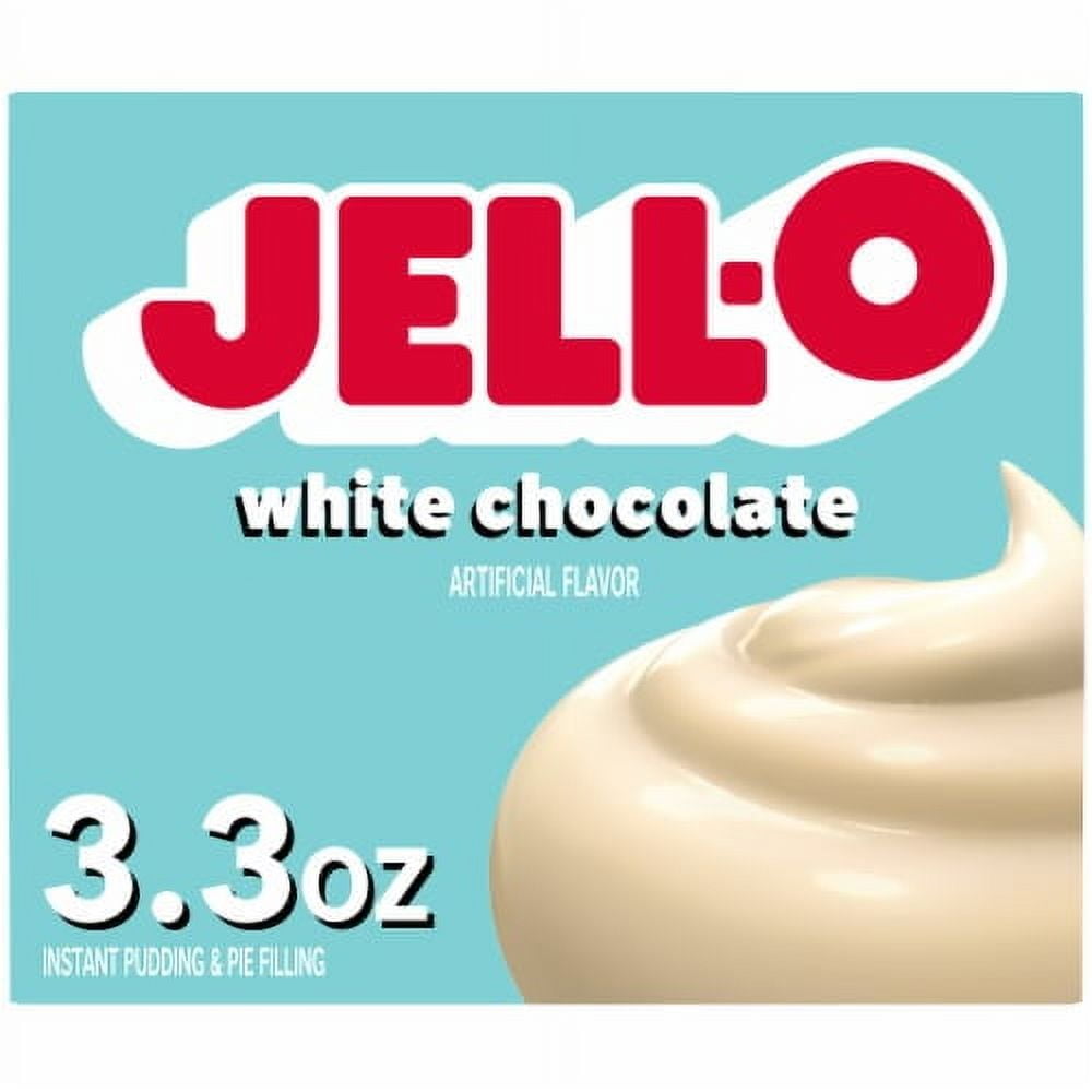 2X - Jell-O White Chocolate Instant Pudding & Pie Filling Mix - Walmart.com