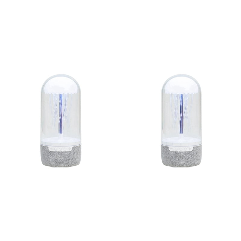 2X Jellyfish Lamp Bluetooth Speaker Colorful Portable HiFi Stereo with ...