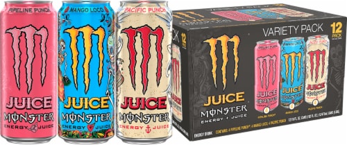 2X - Juice Monster Energy Drink Variety Pack Cans - Walmart.com