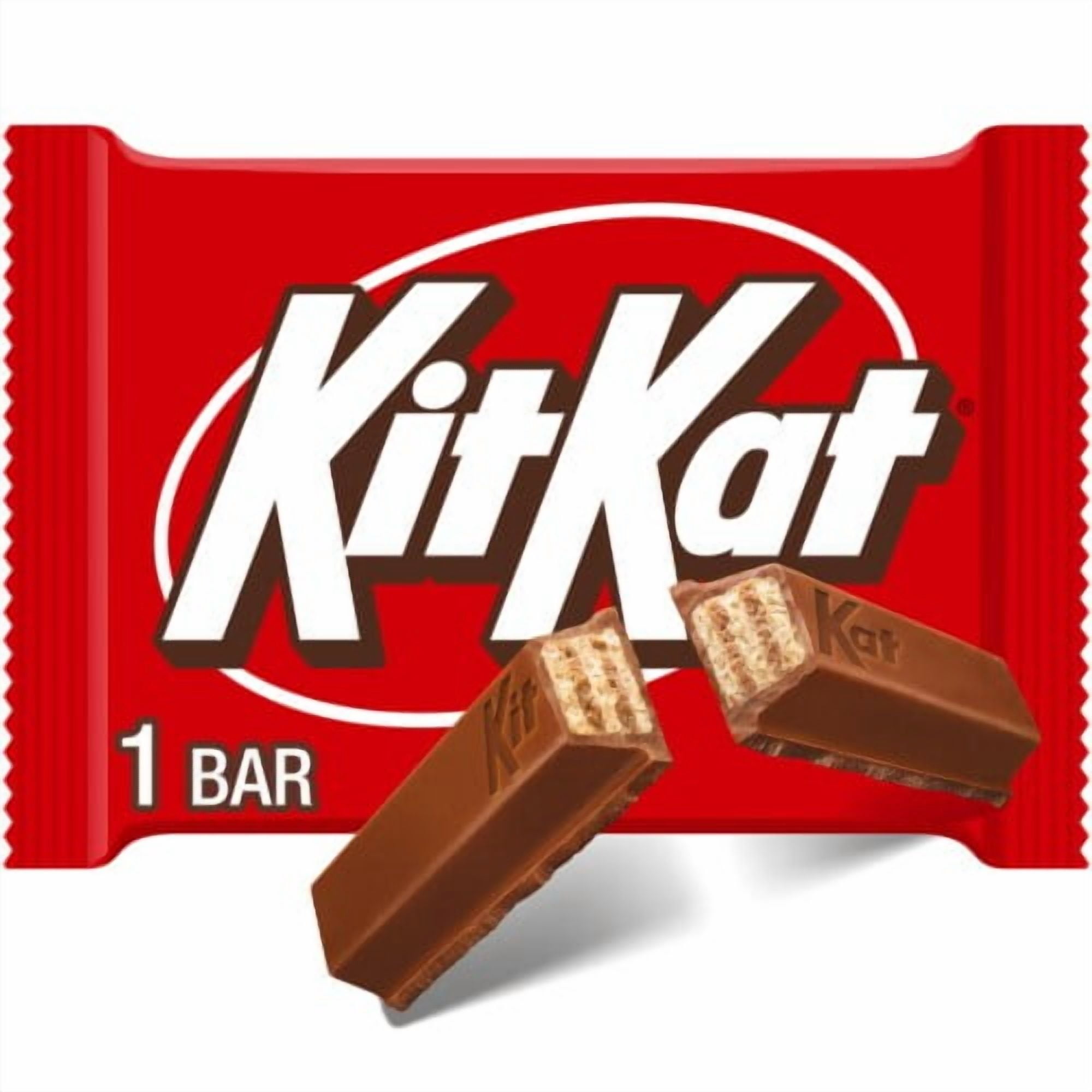 2X - Kit Kat Milk Chocolate Wafer Candy Bar, 1.5 Oz - Walmart.com