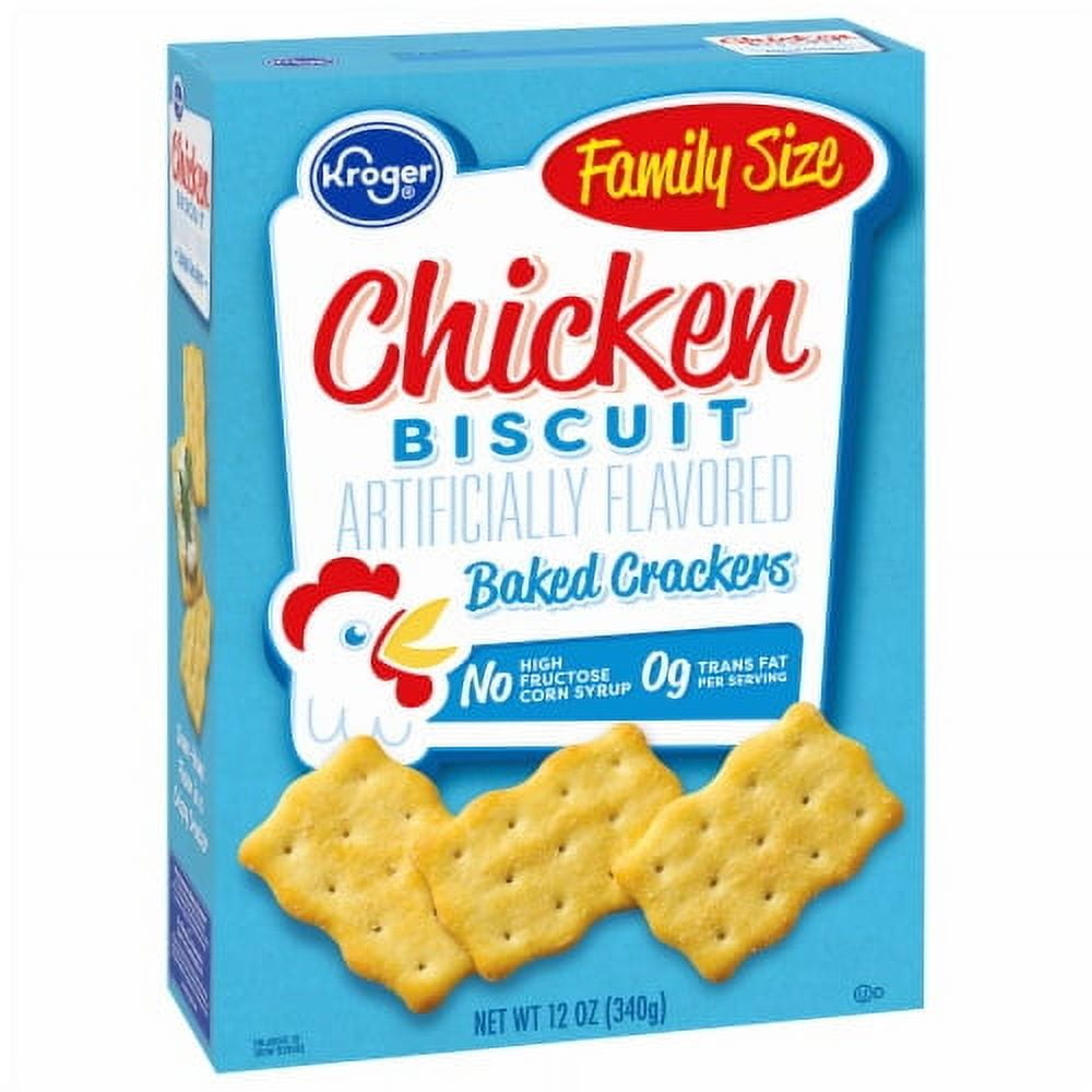2X-KR Family Size Chicken Biscuit Baked Crackers - 12 oz - Walmart.com