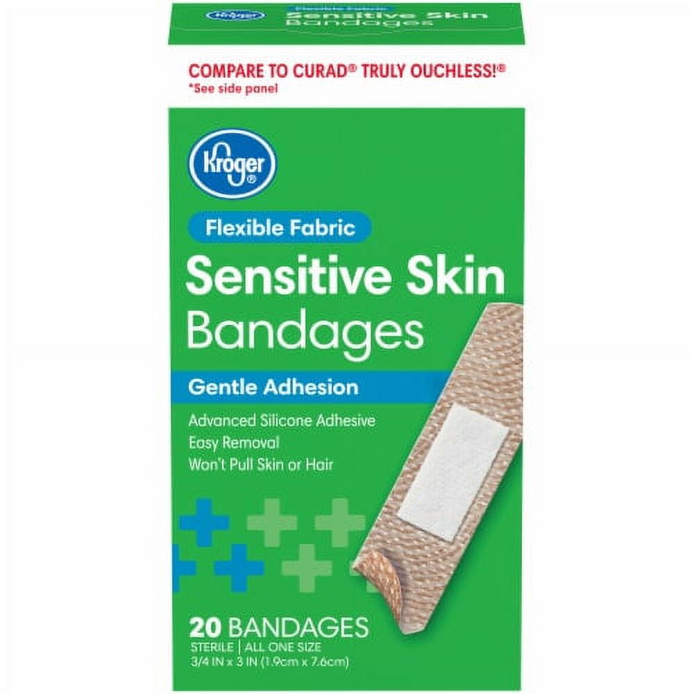 2X - KR Flexible Fabric Sensitive Skin Bandages - Walmart.com