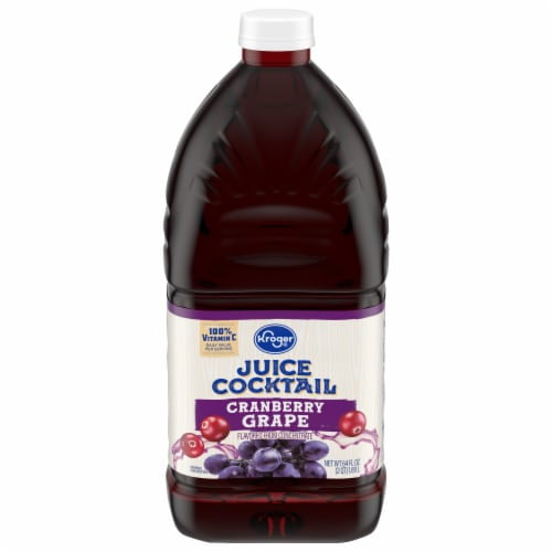 2X-KR Grape Cranberry Juice Cocktail From Concentrate - 64 fl oz ...