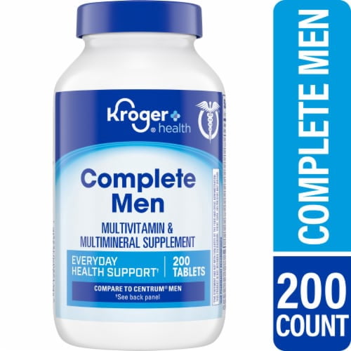 2X - KR Men's Complete Multivitamin Tablets - Walmart.com