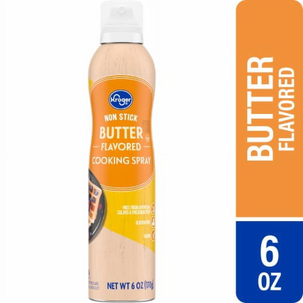 2X - KR Non Stick Butter Flavored Cooking Spray - Walmart.com
