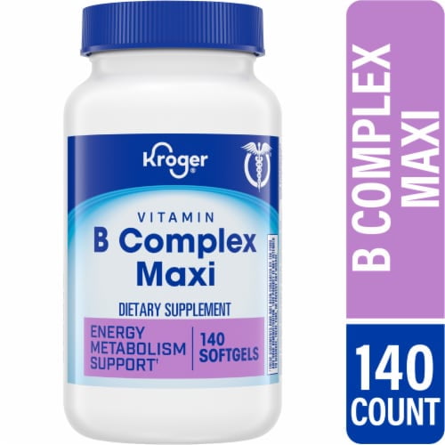 2X-KR Vitamin B Complex Maxi Energy Metabolism Support Softgels - 140 ...