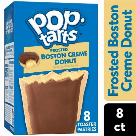 Kellogg's Pop-Tarts Frosted Boston Creme Donut Toaster Pastries ...