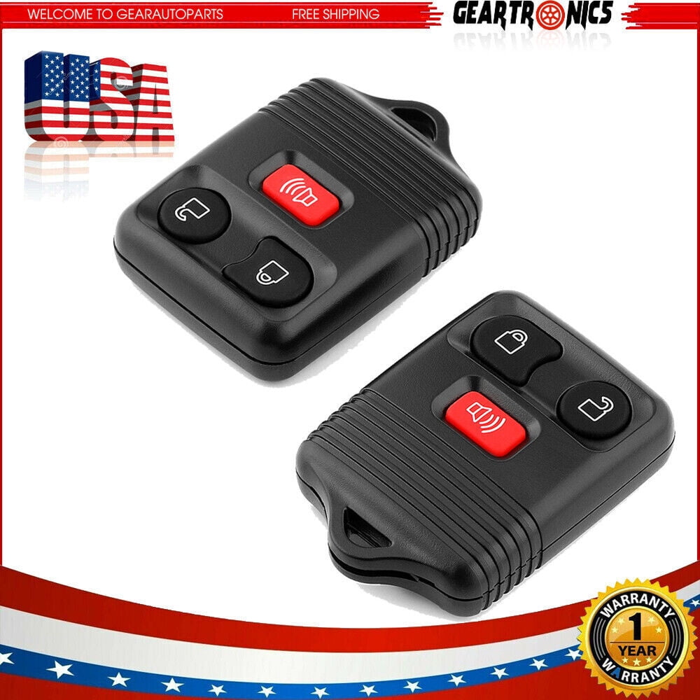 2X Keyless Entry Car Remote Control Key Fob Transmitter Alarm For Ford ...