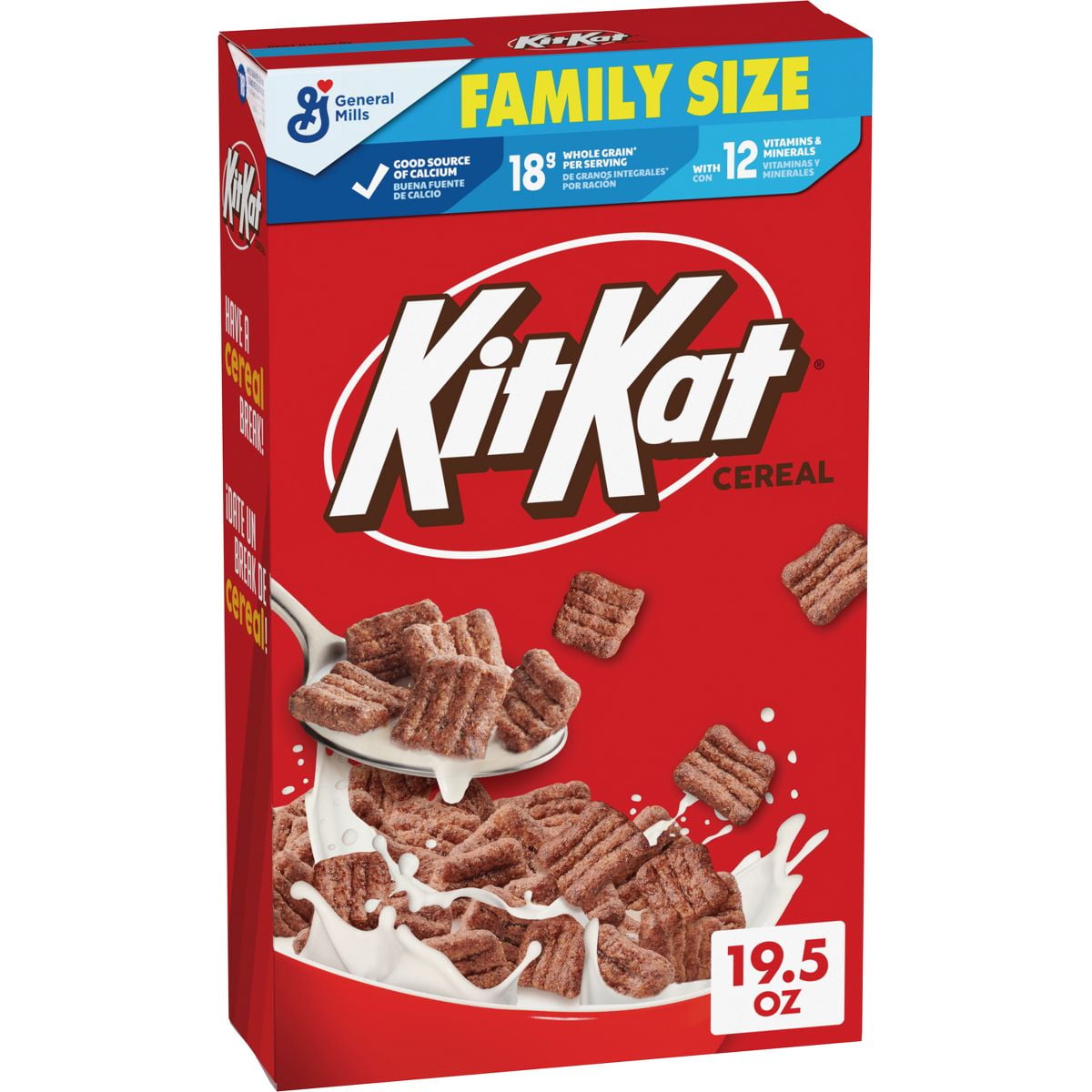 2X - Kit Kat Family Size Cereal - 19.5oz - Walmart.com