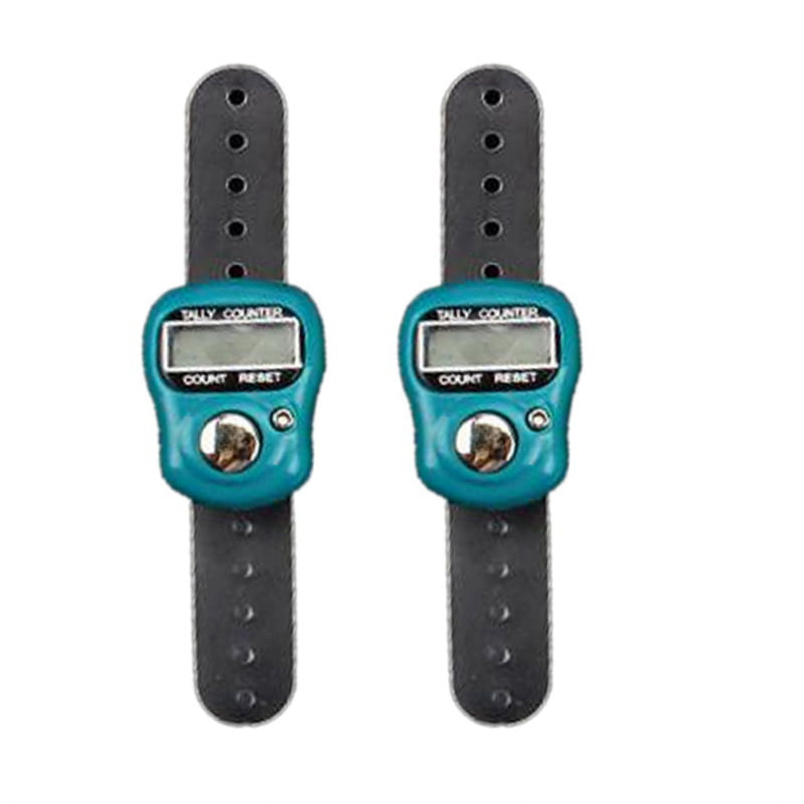 2X LCD Electronic Finger Hand Ring Knitting Row Tally Counter Pedometer ...