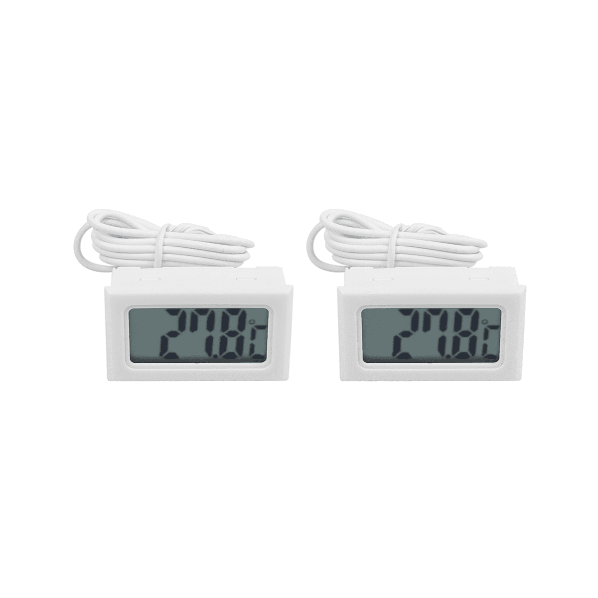 2X LCD Refrigerator Freezer Fridge Digital Thermometer Temperature -50 ...