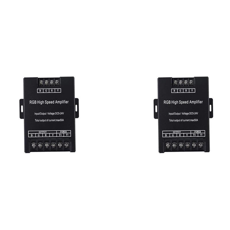2X LED 30A 50A 400W RGB High Speed Alplifier LED Single Color Amplifier ...