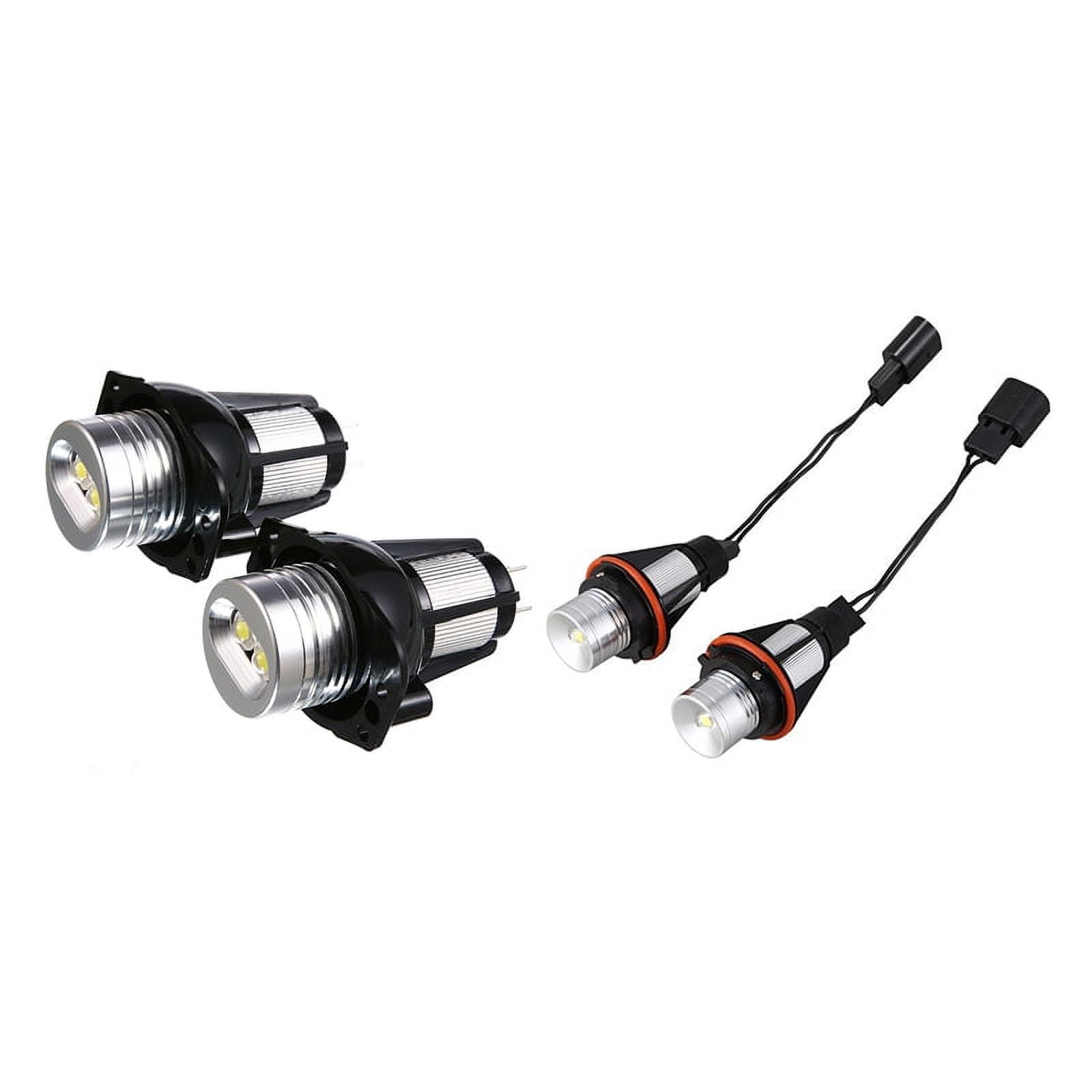 2X LED Angel Eye Ring Marker Light Bulb 20W for E90 E91 & 2x Car Angel ...