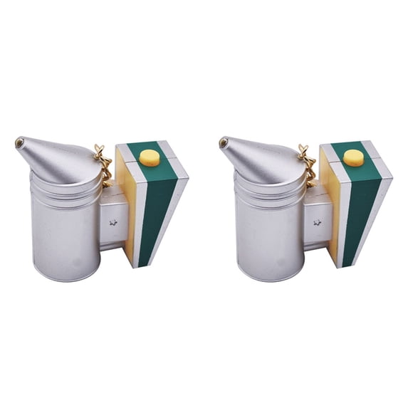 2X LED Beekeeping Smoker Keychain Bee Gift Bees Smoker Keyring ...
