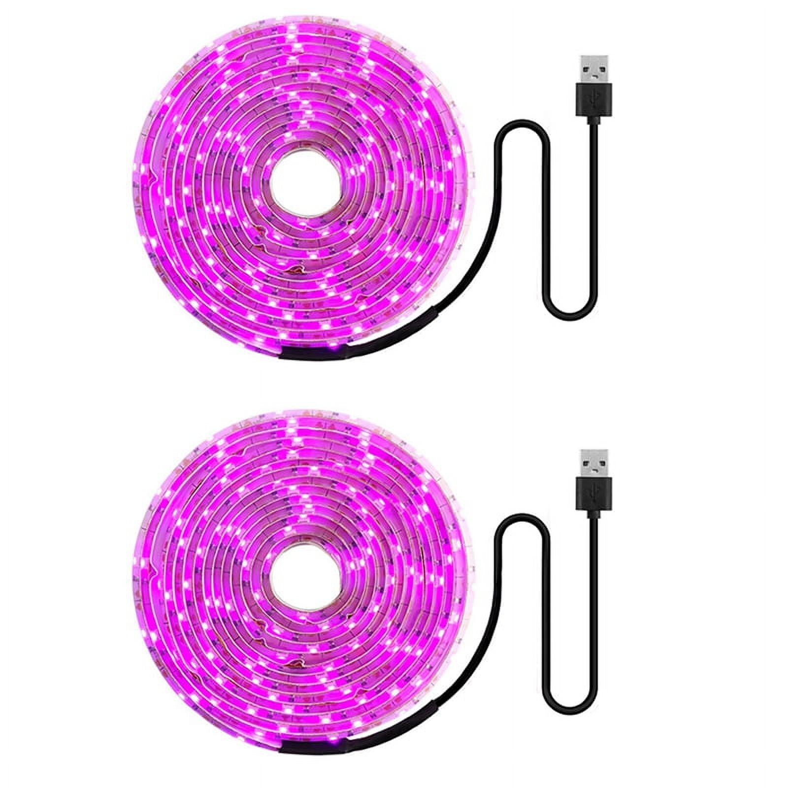 2X LED Grow Light Full Spectrum 5V USB Grow Light Strip 2835 LED Phyto ...