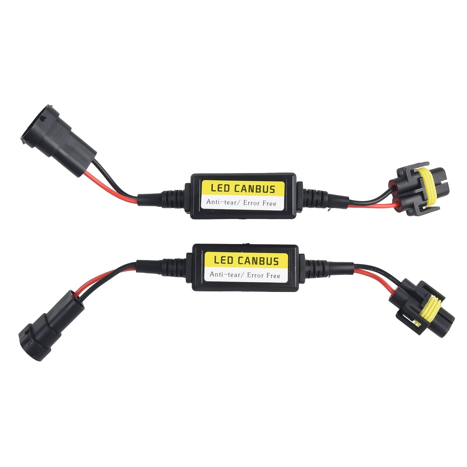 2X LED H11 Headlight Canbus Error Free Anti Flicker Resistor Canceller ...