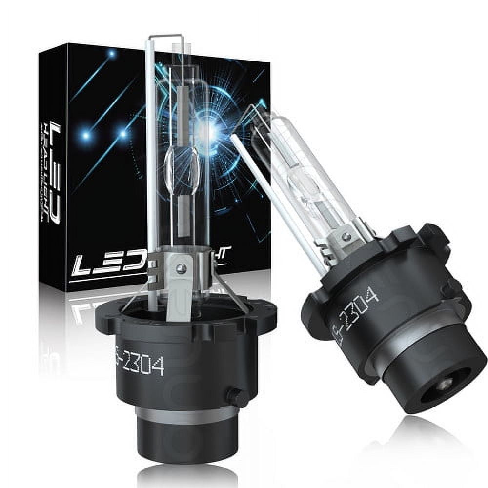 2X LED Headlight Bulb D1S D1R D2S D2R D3S D3R D4S High Low Beam HID ...